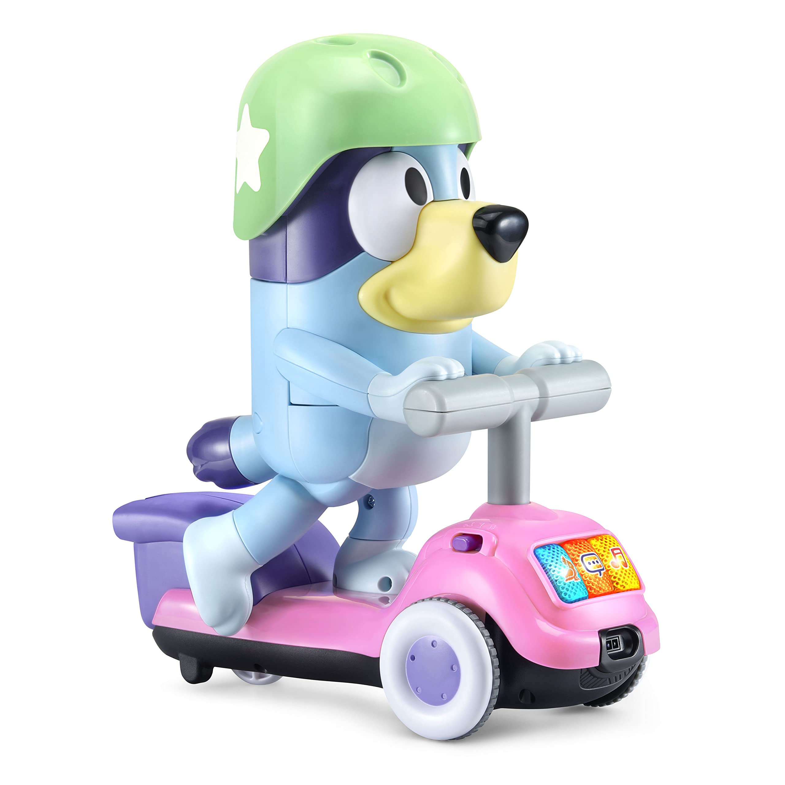 VTech - Bluey, Trotti-Bluey Interactive, Interactive Dog on Scooter ...