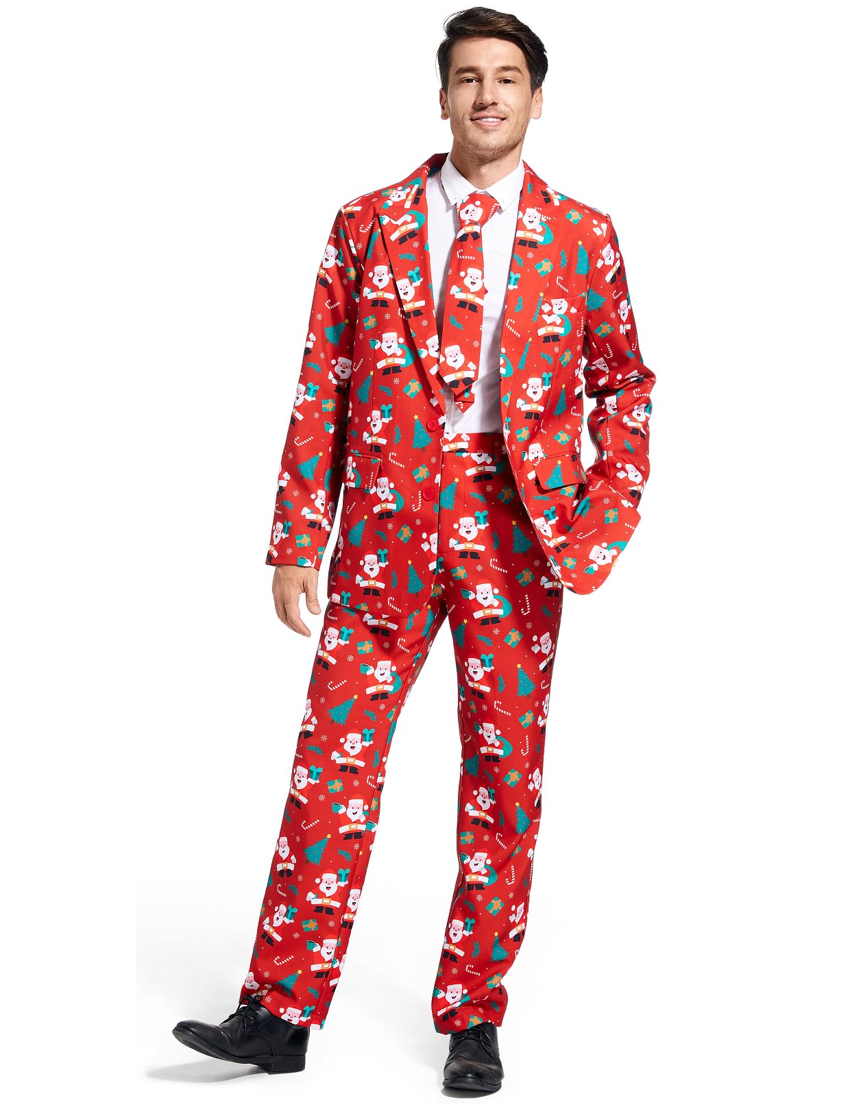Gardentime Christmas Suits for Men Party Ugly Funny Costume Adult ...
