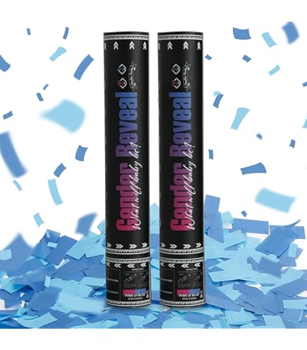 Blue Confetti Poppers Party City