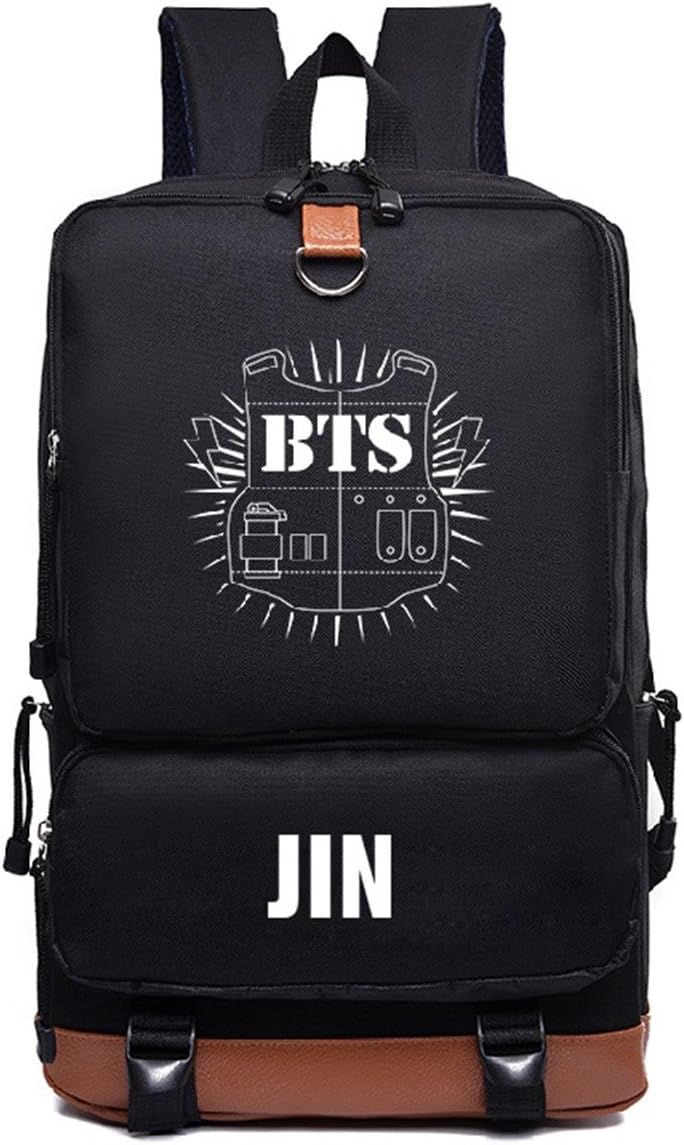 Mochila del grupo BTS de Kpop, JIN: Amazon.es: Deportes y aire libre