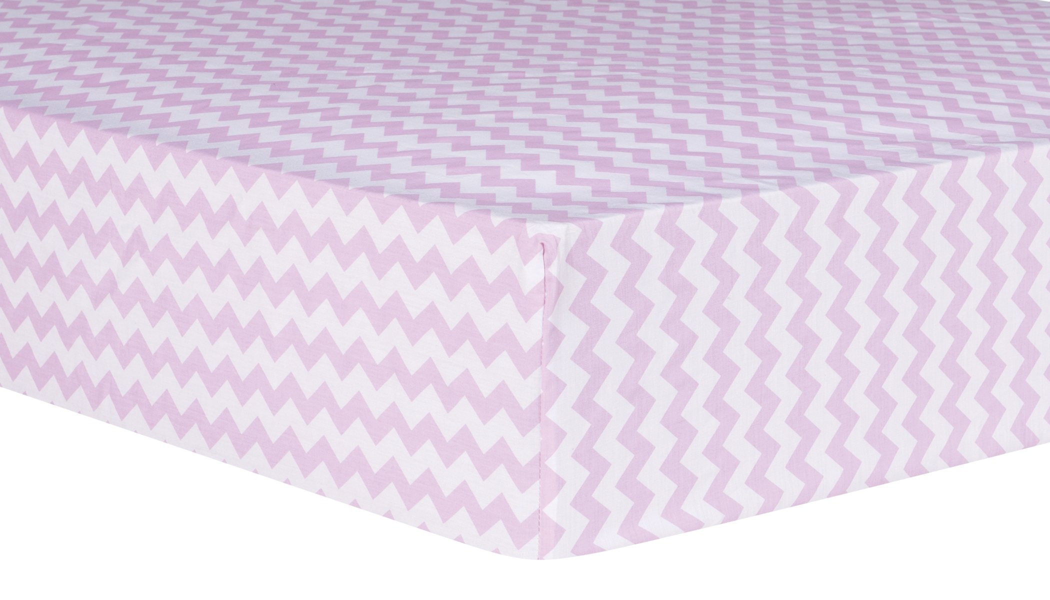 Amazon.com : Trend Lab Orchid Bloom Dot Fitted Crib Sheet, Purple : Baby