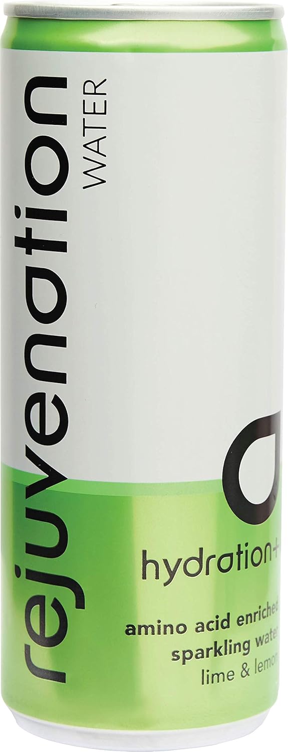 Rejuvenation Water 12 x 250ml Lime & Lemon Sparkling Water enriched ...