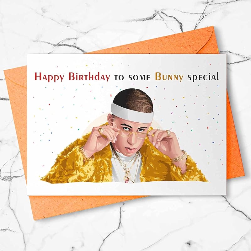Amazon Bad Bunny Birthday Card Happy Birthday To Some Bunny Amazon Bad Bunny Birthday Card Happy Birthday To Some Bunny