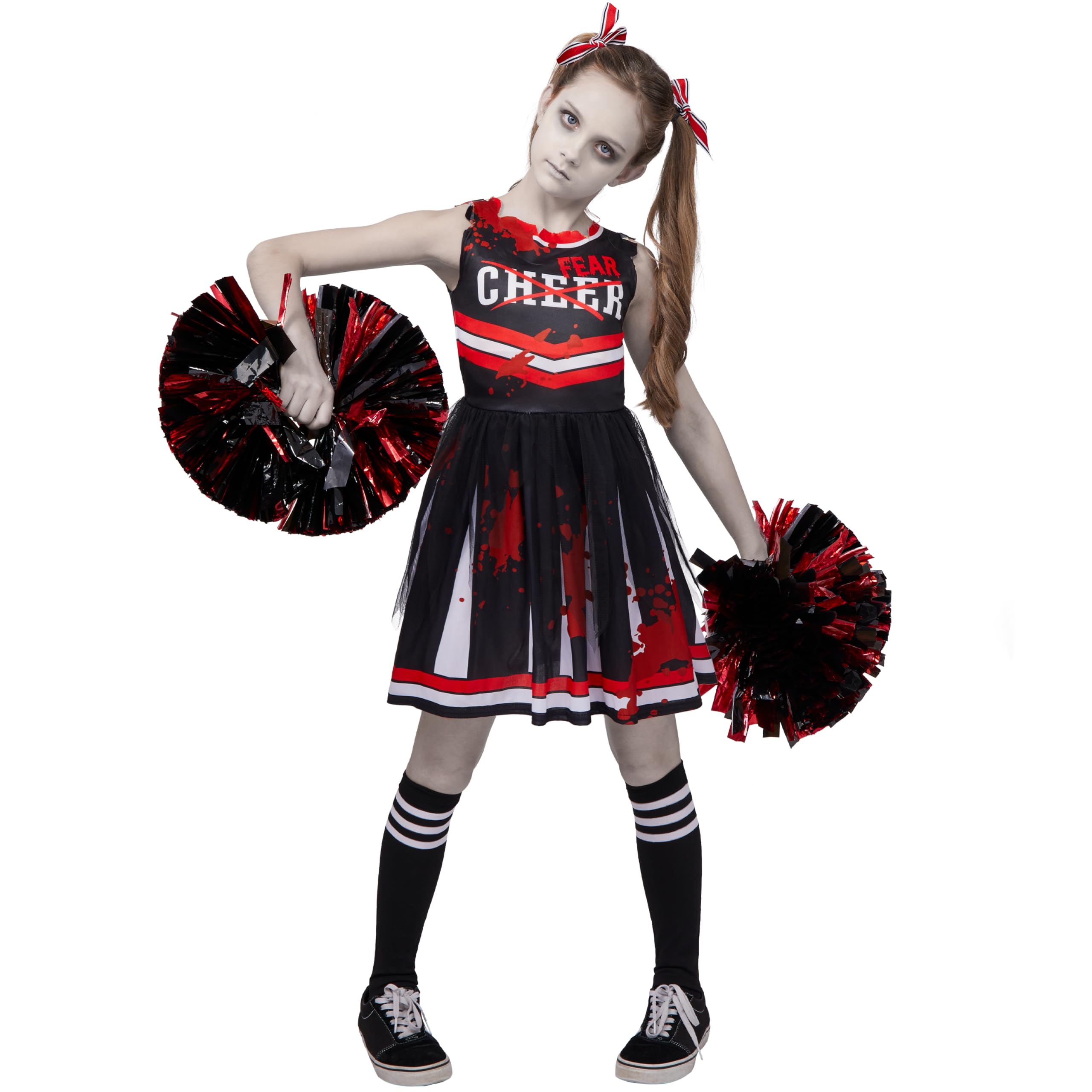Spooktacular Creations Halloween Cheerleader Costume for Girls, Kids ...