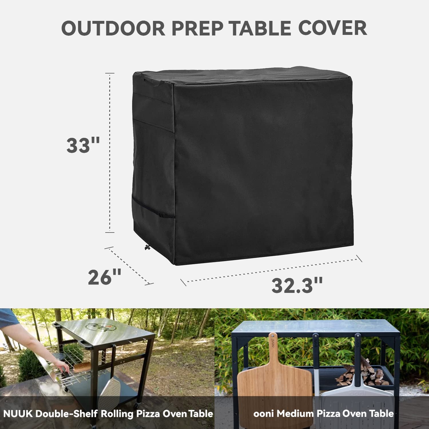 Mua Wnanan Outdoor Pizza Oven Table Cover for Nuuk Three-Shelf Heavy ...