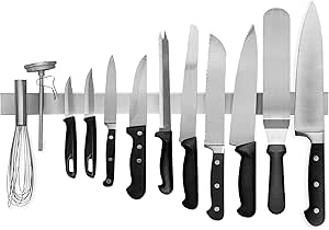 Amazon.com: Modern Innovations 24 Inch Stainless Steel Magnetic Knife ...