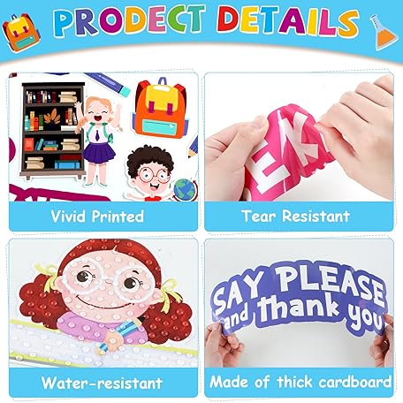 Mua 71Pcs Classroom Rules Bulletin Board Set for Classroom Decorations ...