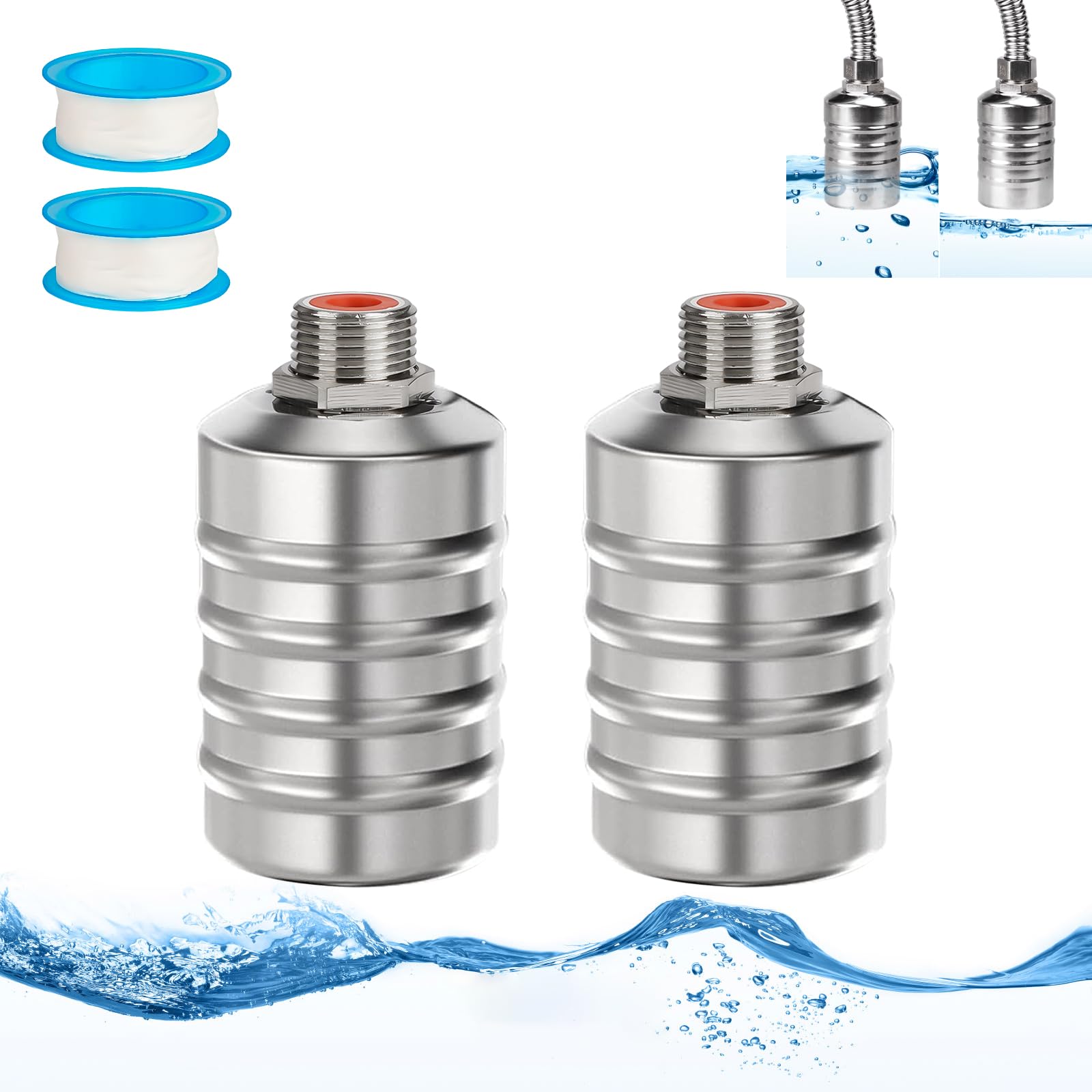 Mua 2 Pack Float Valve for Water Tank - 304 Stainless Steel Automatic ...