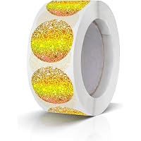Amazon.com : Round Stickers Silver 1 Inch Circle Labels Color Coding ...