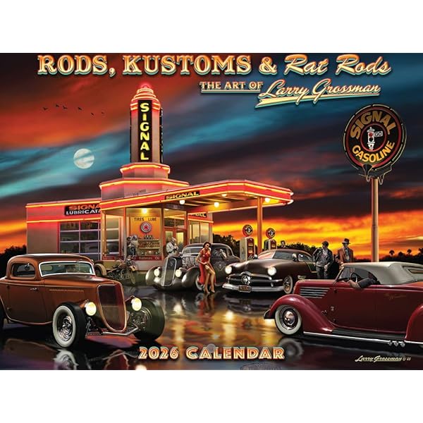 Calendario De Revistas De Hot Rod