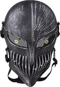 Amazon.com : TECH-P Death Skull Face Mask - Protective Mask Gear for ...