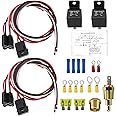 Amazon.com: Ronybuy Dual Electric Fan Relay Kit 40 AMP Automotive Relay ...