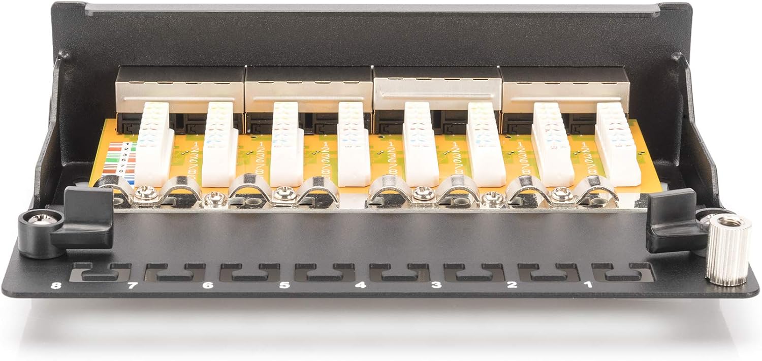 DIGITUS Desktop Patch Panel 8-Port/Cat.6 / Shielded/Cable Installation ...