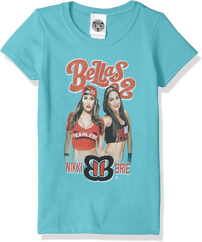 Amazon.com: WWE Nikki & Brie Bella Girls Short Sleeve T-Shirt: Clothing
