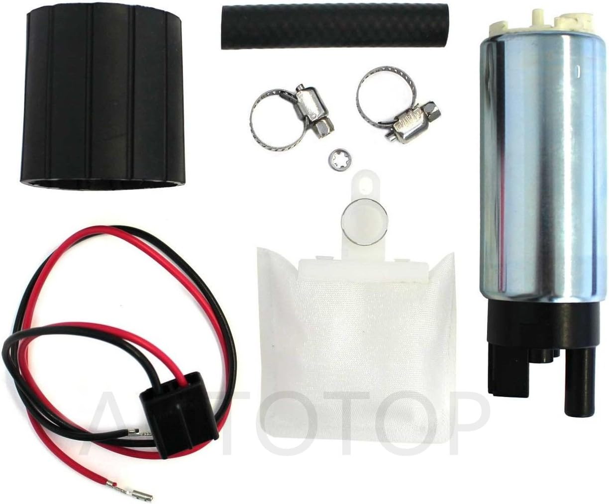 AUTOTOP 255LPH Electric Intank Fuel Pump With Installation Kit For ...