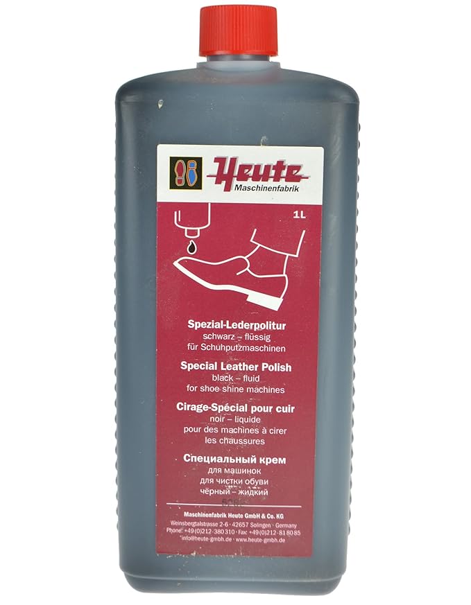 Cream Polish for shoe shine machines - Black 1lt: Amazon.co.uk: DIY & Tools