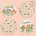 Amazon.com: xo, Fetti Western Rodeo Paper Plates - 24 pk, 9" | Cowboy ...
