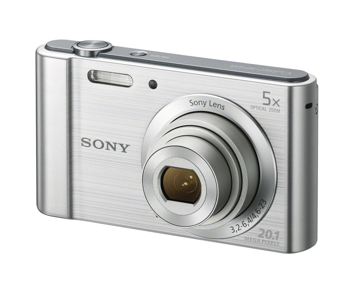 Sony (DSCW800) 20.1 MP Digital Camera (Silver) – Electronics ...