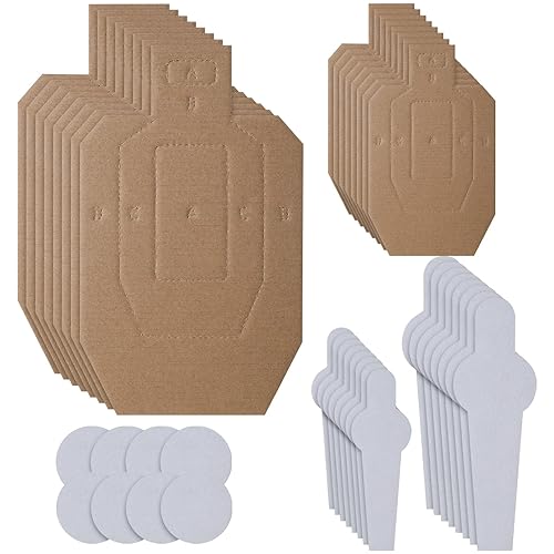 8 Set 40 Pcs Dry Fire Targets in Reduced Scale Cardboard Targets for ...