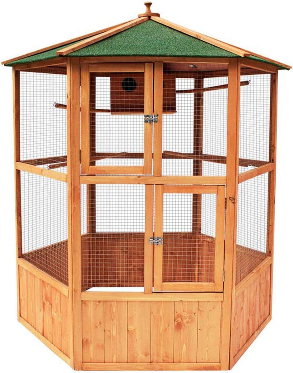 Funhobby Italia Srl Voliera in Legno Gabbia per volatili Uccelli ...