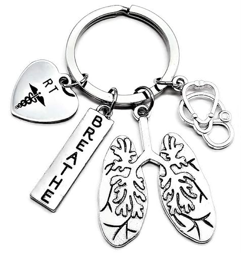 Kit's Kiss RT Respiratory Therapist Keychain RT Respiratory Therapy ...