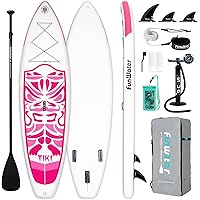 FunWater SUP Inflatable Stand Up Paddle Board 11'x33''x6'' Ultra-Light ...