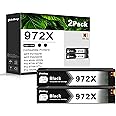 Amazon.com: PikBey 972X High Yield Black Ink Cartridges (2-Pack ...