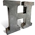 Amazon.com: Hline Living Galvanized Metal Letters - 2.5" 3D Metal ...
