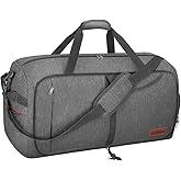 Amazon.com | Vomgomfom Travel Duffle Bag for Men, 65L 85L 115L Foldable ...