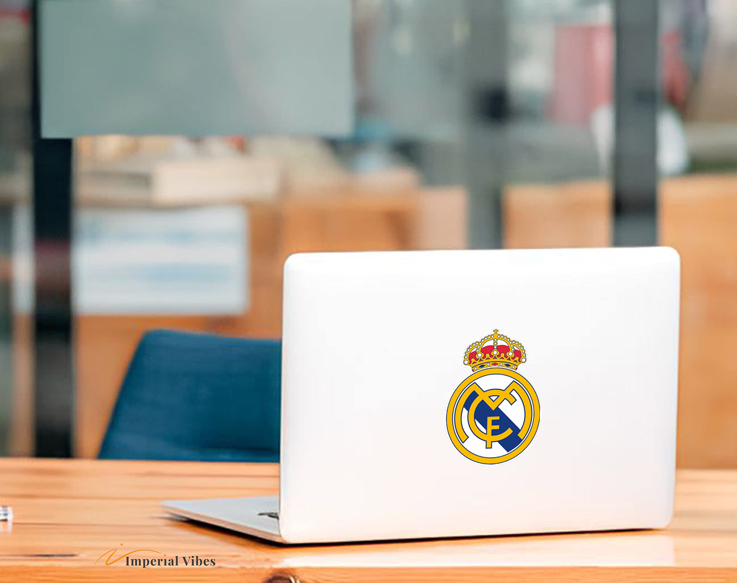 Mua Imperial Vibes Real Madrid Football Sticker – Vinyl Sticker for Car ...
