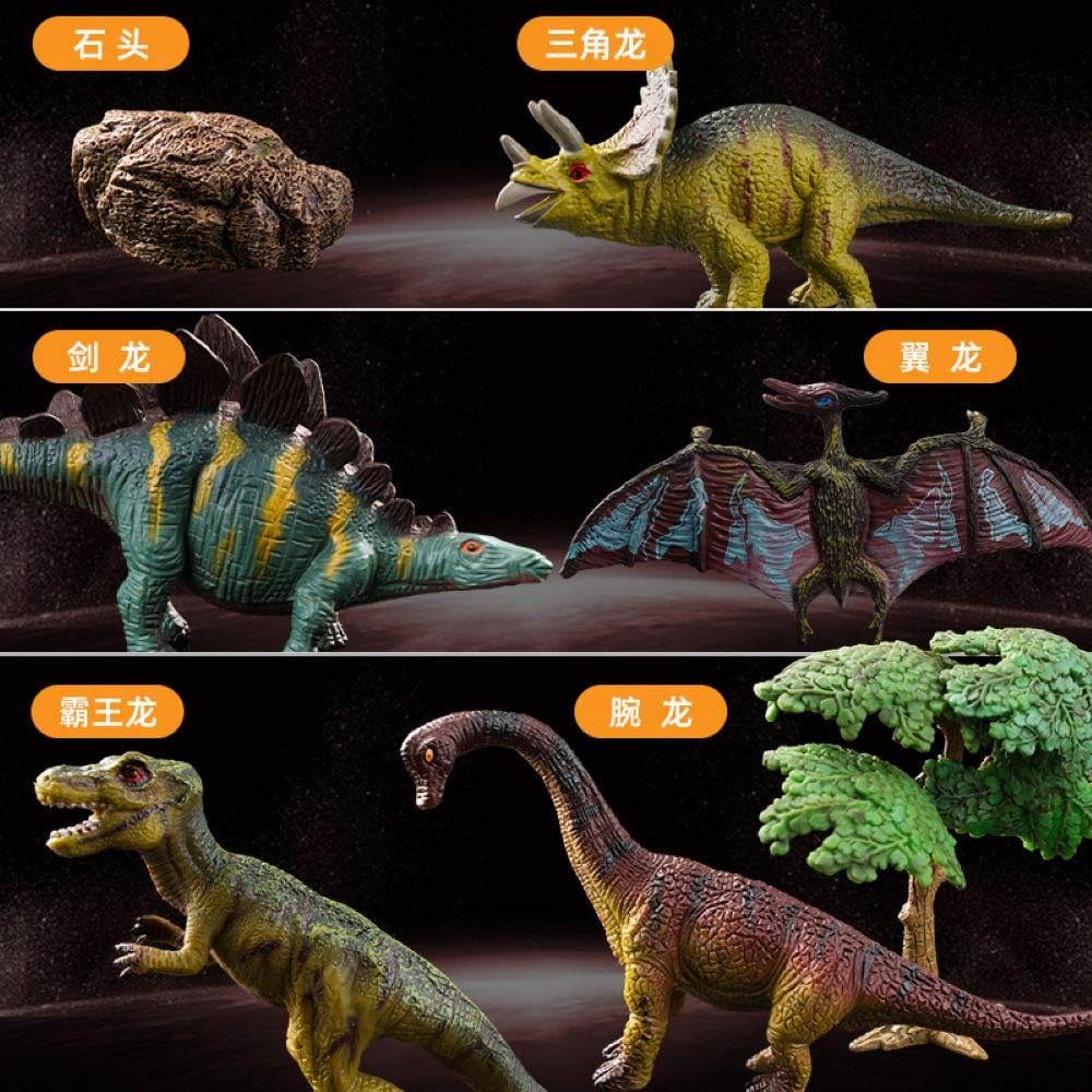 Dinosaur Model Toy Set Realistic Jurassic World Realistic Tyrannosaurus ...