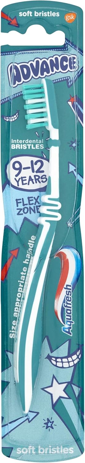 Aquafresh Advance 9-12 Years Kids Soft Toothbrush (2 pack) – BigaMart