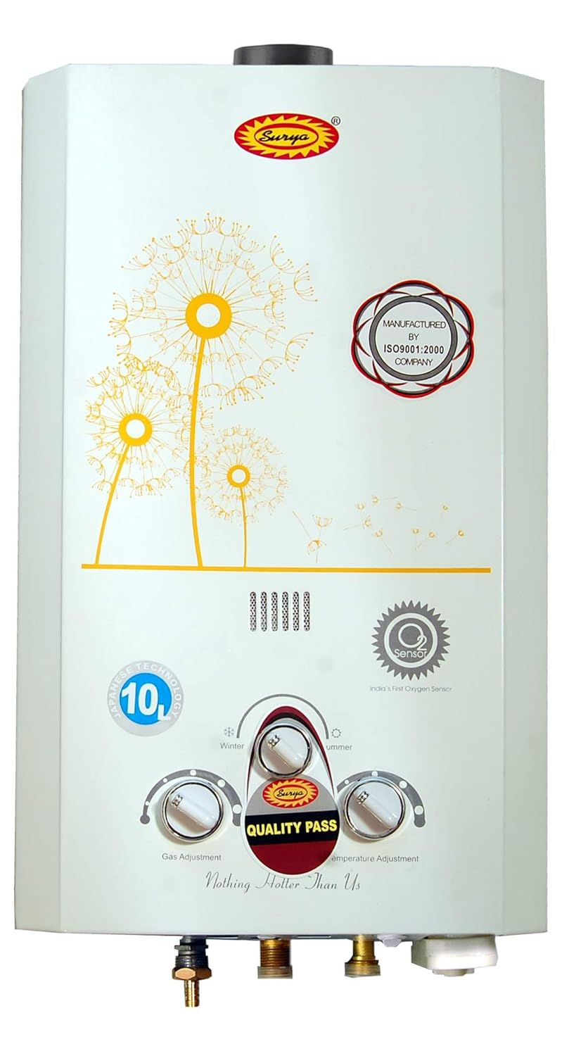 Surya Instant LPG Gas Geyser -10L: Amazon.in: Home & Kitchen