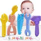 Amazon.com : TYRY.HU Baby Teething Toys for Babies 0-6 Months 6-12 ...