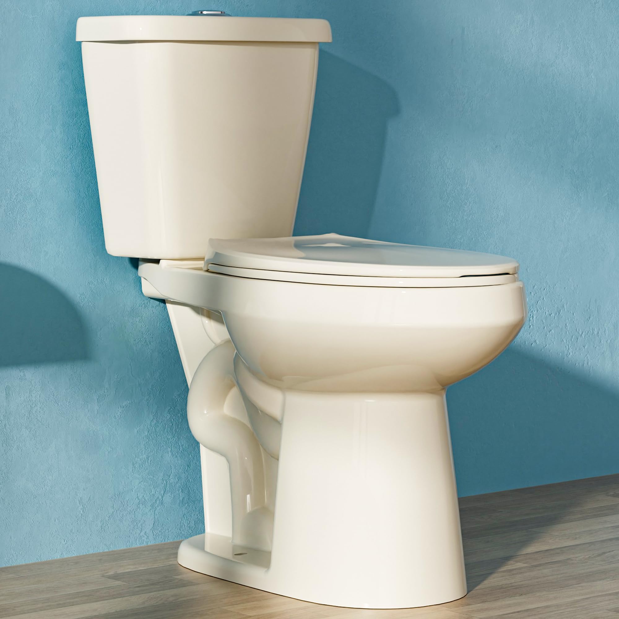 HOMLYLINK Tall Toilet 19 Inch for Seniors, ADA High Toilets, Comfort ...