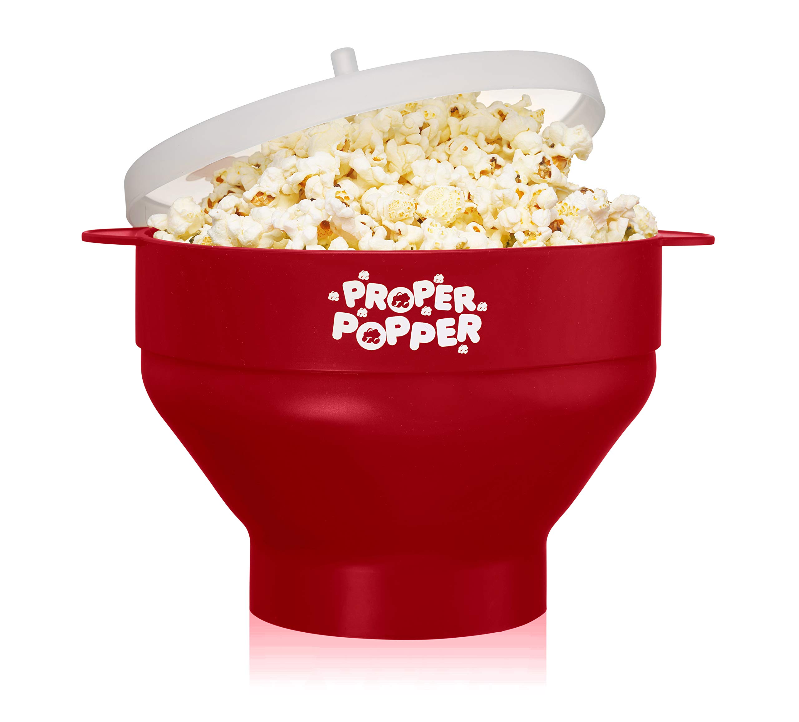 The Original Proper Popper Microwave Popcorn Popper, Silicone Popcorn ...