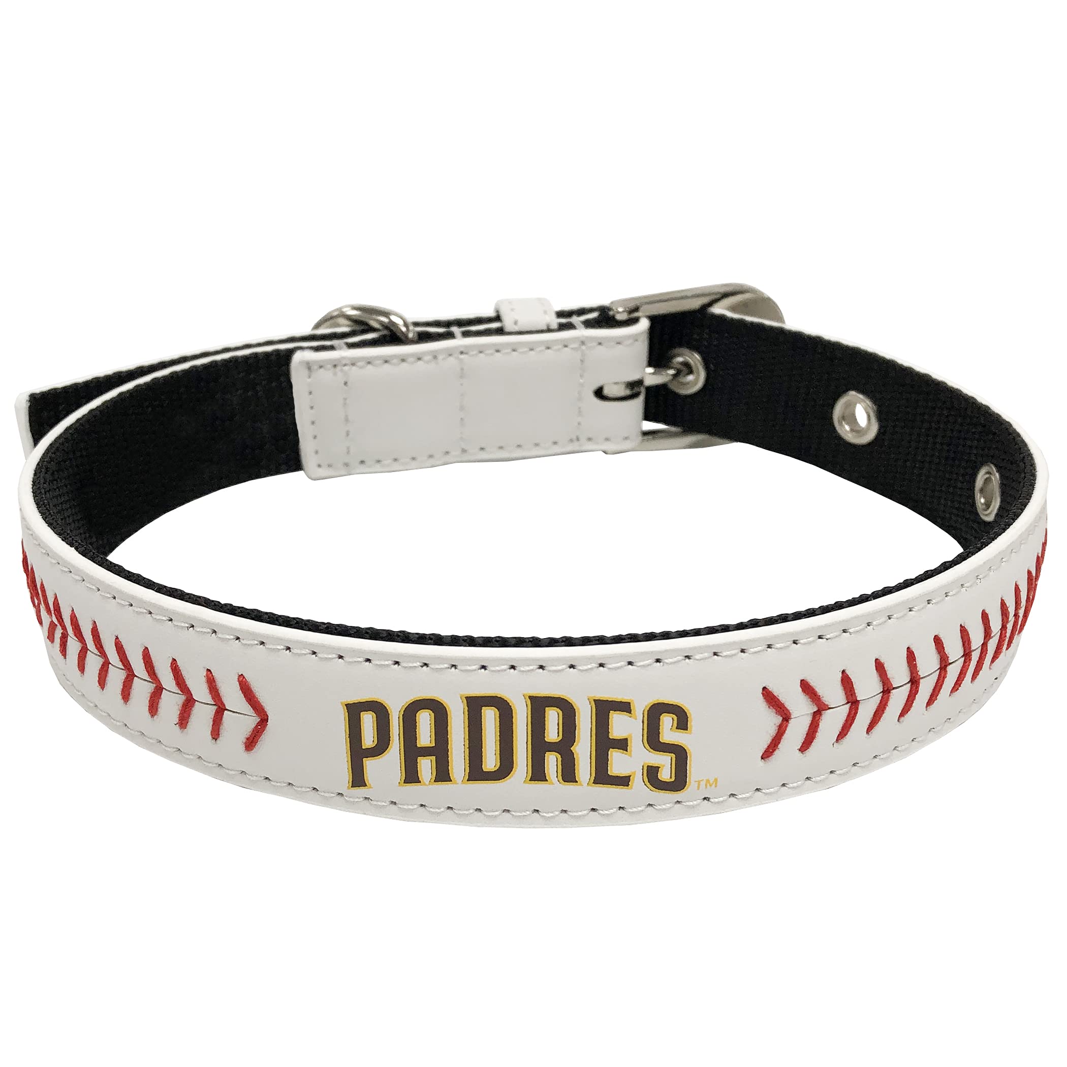 MLB Dog Collar SAN Diego Padres New Signature PRO PVC-Leather Premium ...