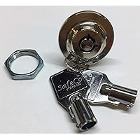 Gun Cabinet Original Homak Safe Lock 5/8" Replacement 2-Locks (2 ...