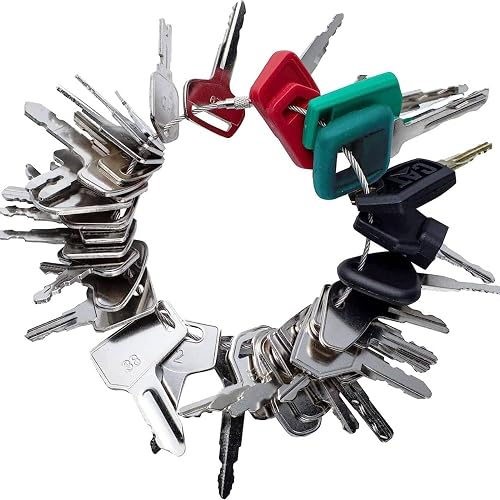 39Pcs Heavy Equipment Master Keys, Heavy Construction Machinery ...