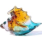 Amazon.com - LCCCK Sea Glass Art Figurines Hand Blown Conch Shell ...