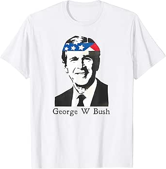 George Bush Shirt: Patriotic American George W Bush T-Shirt at Amazon ...