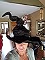Amazon.com: Lulutus Halloween Witch Party Cosplay Large Black Witch Hat ...
