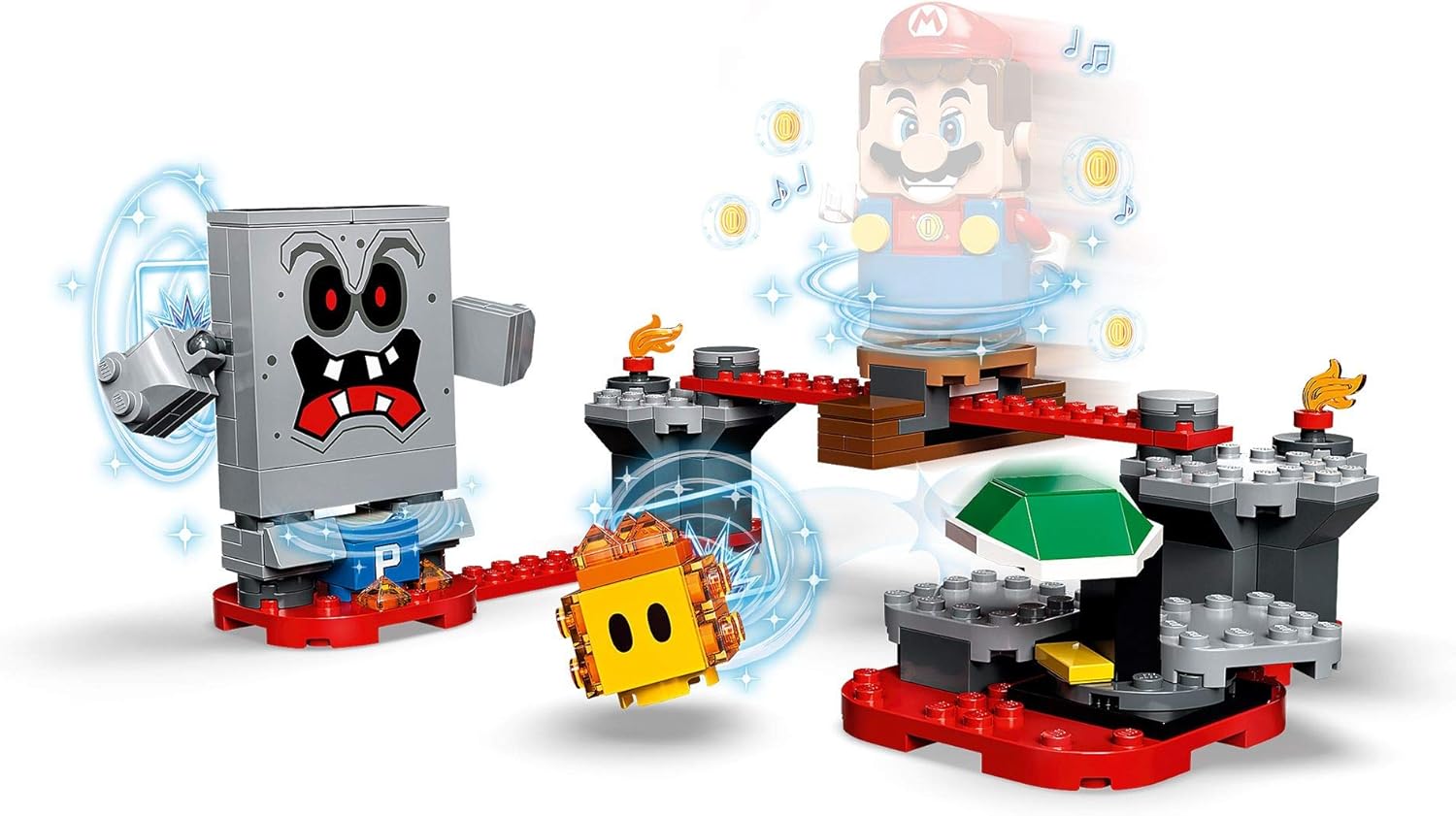 LEGO 71364 Super Mario Whomp’s Lava Trouble Expansion Set Buildable ...