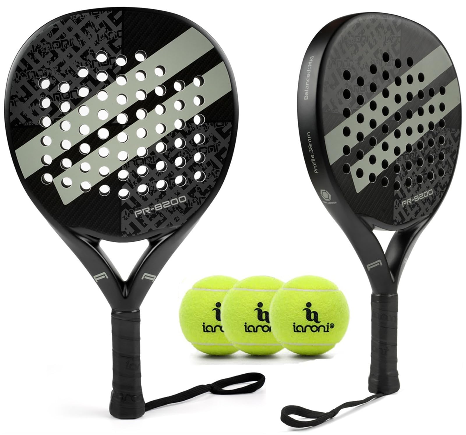 Mua Padel Racket Carbon Fiber Surface with EVA Memory Flex Foam Core ...
