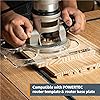 POWERTEC Router Guide Bushing Solid Brass 5/8", Short Shank Precision ...