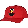 Sesame Street Adult Elmo Face Embroidered Design Snapback Baseball Cap ...
