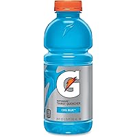 Amazon.com : Gatorade Sport Drink Cooling Blue Raspberry, 20-Ounce Wide ...