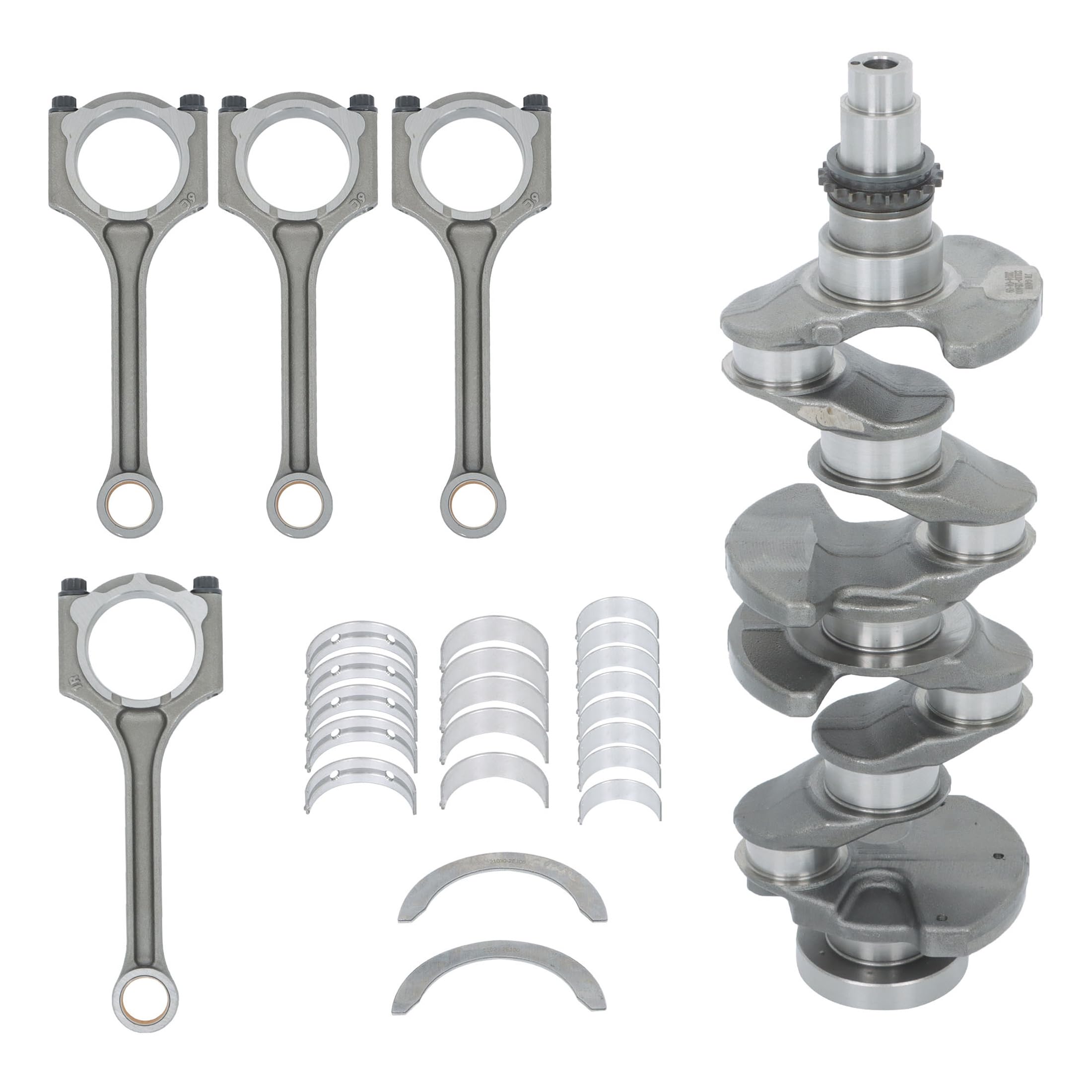 Thomletha Engine Crankshaft and Rods and Bearings Set Replacement for ...