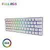 Ractous RTK63P 60% Mechanical Gaming Keyboard RGB Backlit PBT keycaps ...