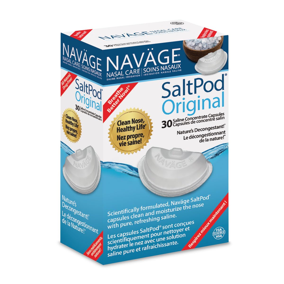 Mua Navage Salt Pods 30 Pack (30 Salt Pods) trên Amazon Mỹ chính hãng ...